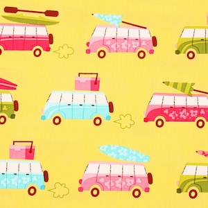 Vw bus fabric | Etsy