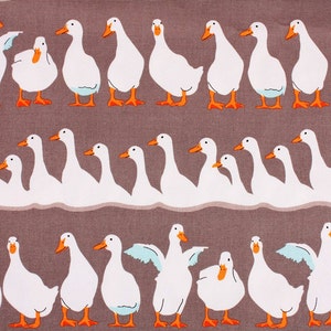 Goose Family Printed Fabric Made in Korea by Half Yard Oxford - Etsy