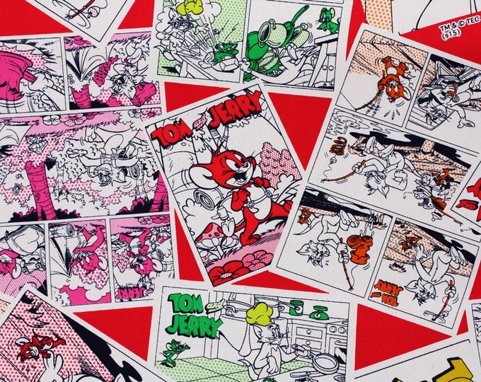 Tom and Jerry Character Fabric Made in Japan by the Half Yard - Etsy
