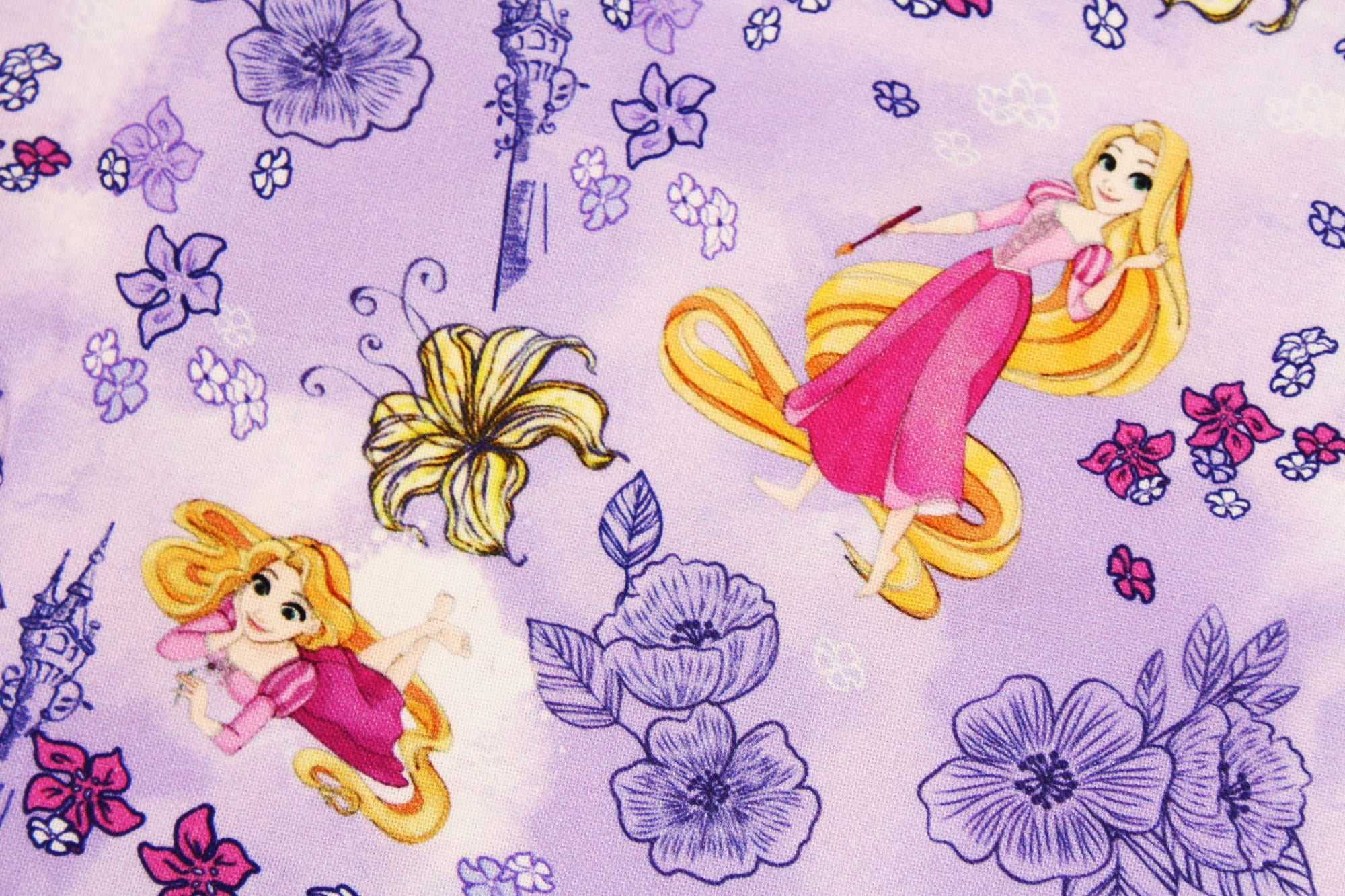 Disney Princess Rapunzel Fabric Printed in Korea by the Half - Etsy