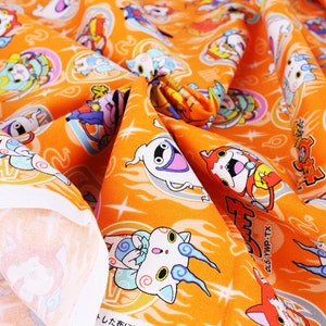 Yokai Watch Character Fabric Made in Japan by Half Yard - Etsy