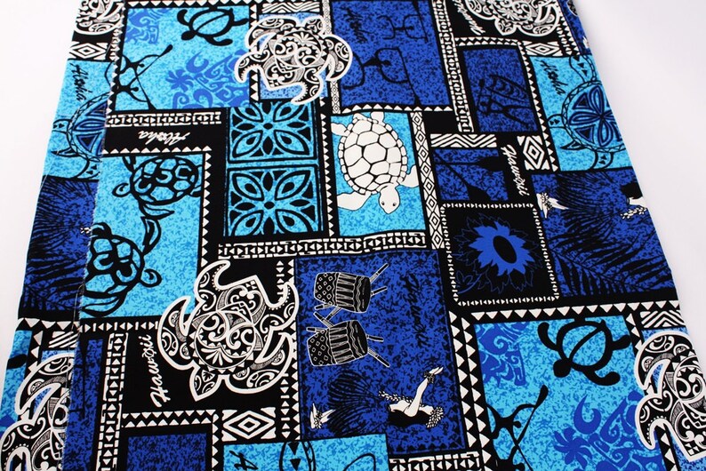 Hawaiian Design Aloha Fabric Canvas / Half Yard 45cm X 148cm | Etsy