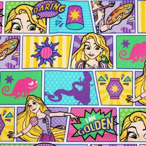 Disney Princess Rapunzel Fabric Printed in Korea by the Half - Etsy