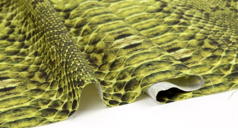 Snake Skin Patterned Fabric Digital Textile Printing Made in - Etsy