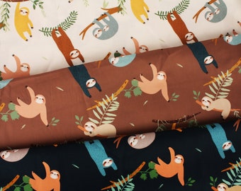 Sloth Fabric - Etsy