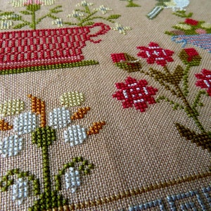Ann Jane Brownrigg 1867, a Cross Stitch Reproduction Sampler - Etsy