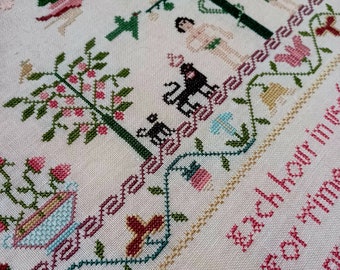 Eliza Jane Smyth 1840 Sampler Pattern PDF Chart for Aida or Linen ...