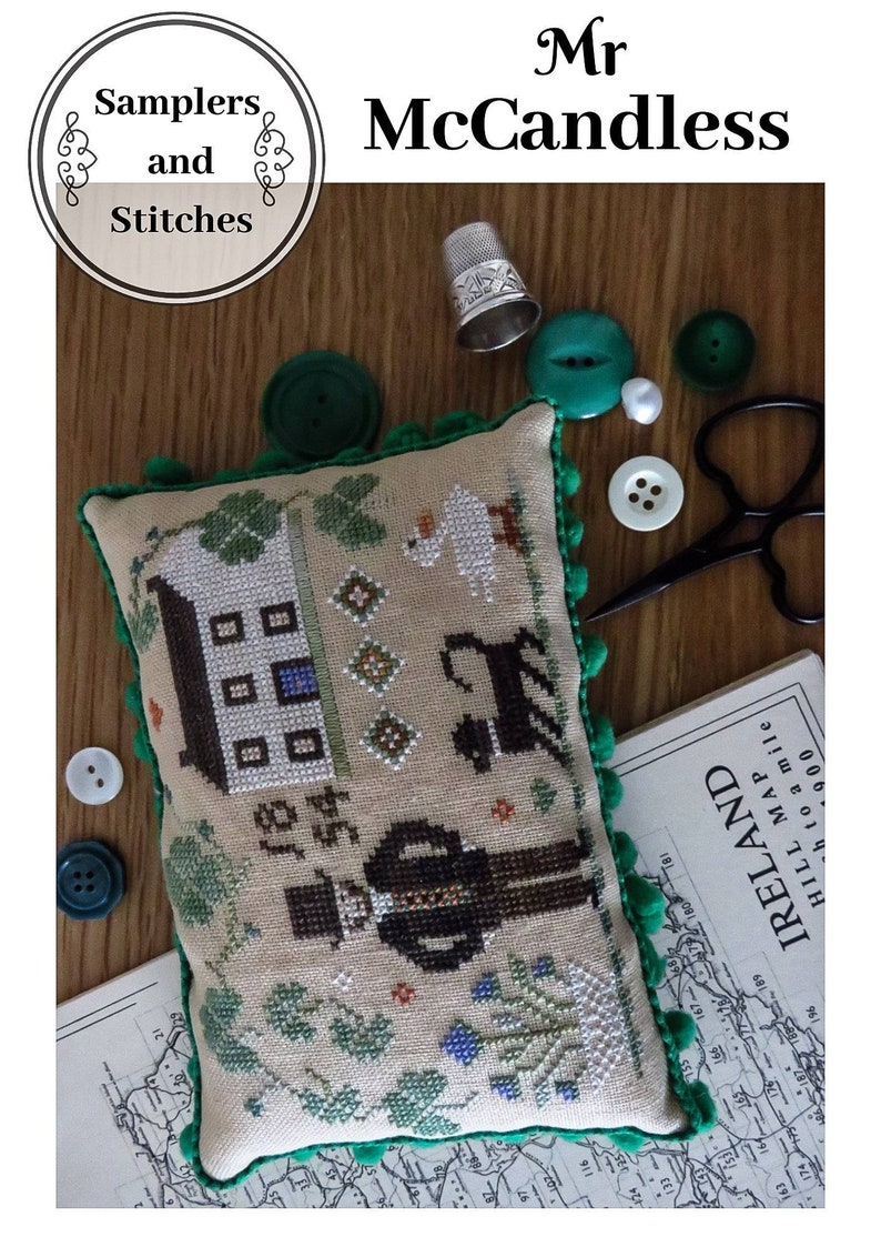 Mr Mccandless, an Irish Cross Stitch Sampler Chart - Etsy