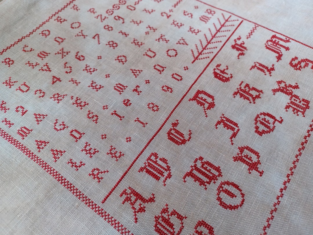 Marie Billet, a Pdf Reproduction Sampler Chart - Etsy