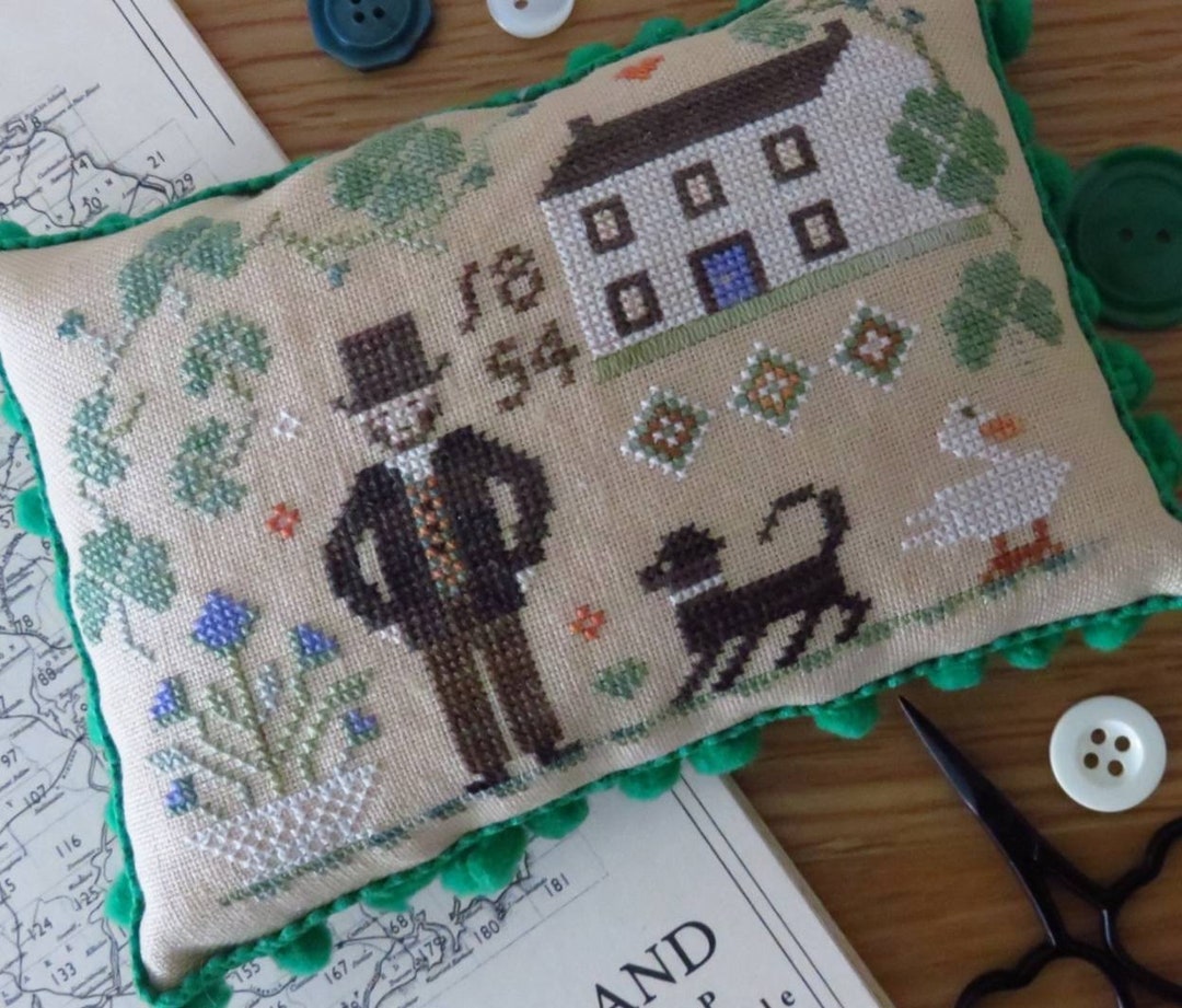 Mr Mccandless, an Irish Cross Stitch Sampler Pdf Chart - Etsy