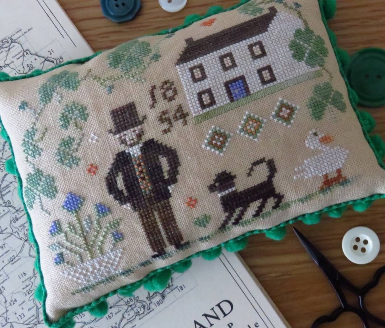 Mr Mccandless an Irish Cross Stitch Sampler Pdf Chart - Etsy