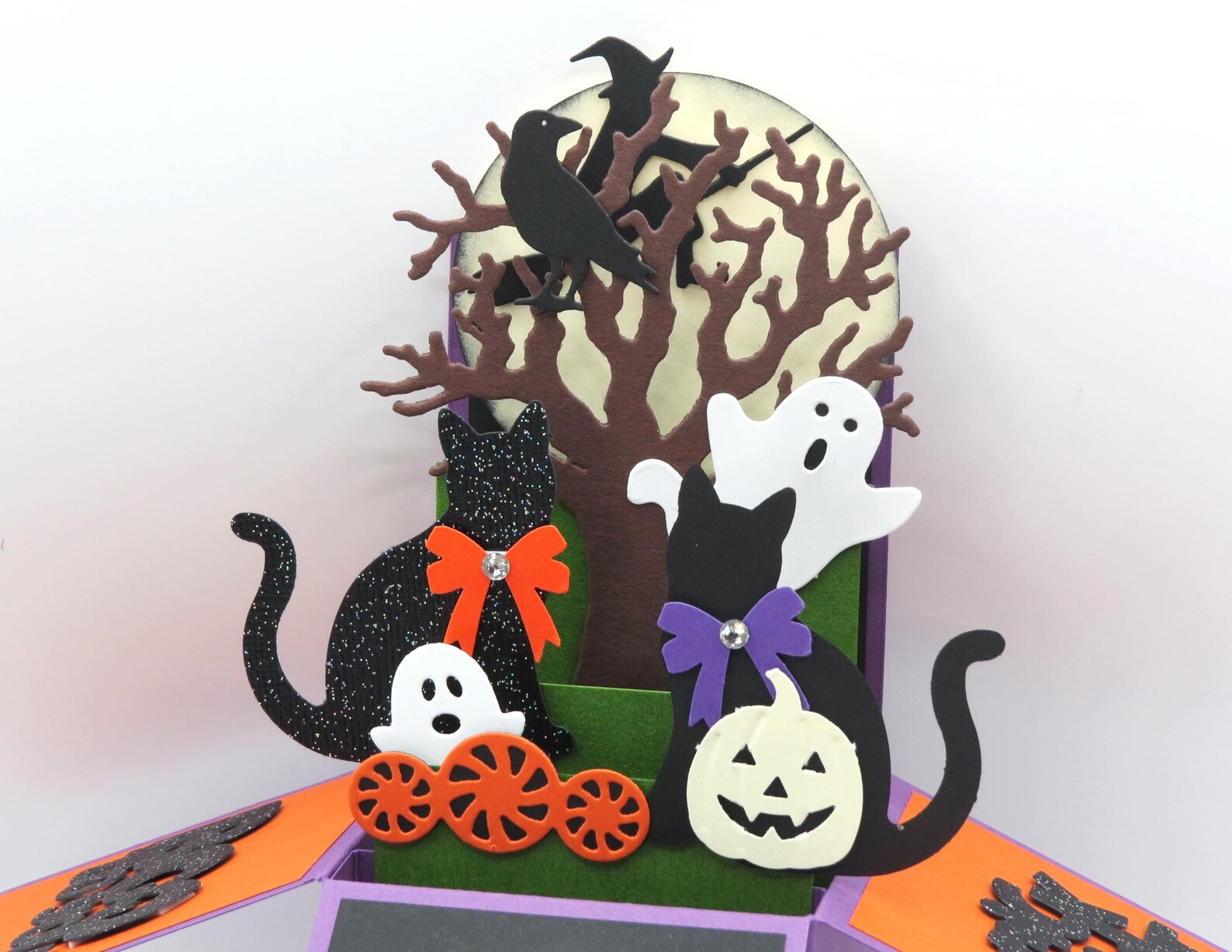 Happy Halloween Pop up Card, Trick or Treat Handmade Halloween Card ...