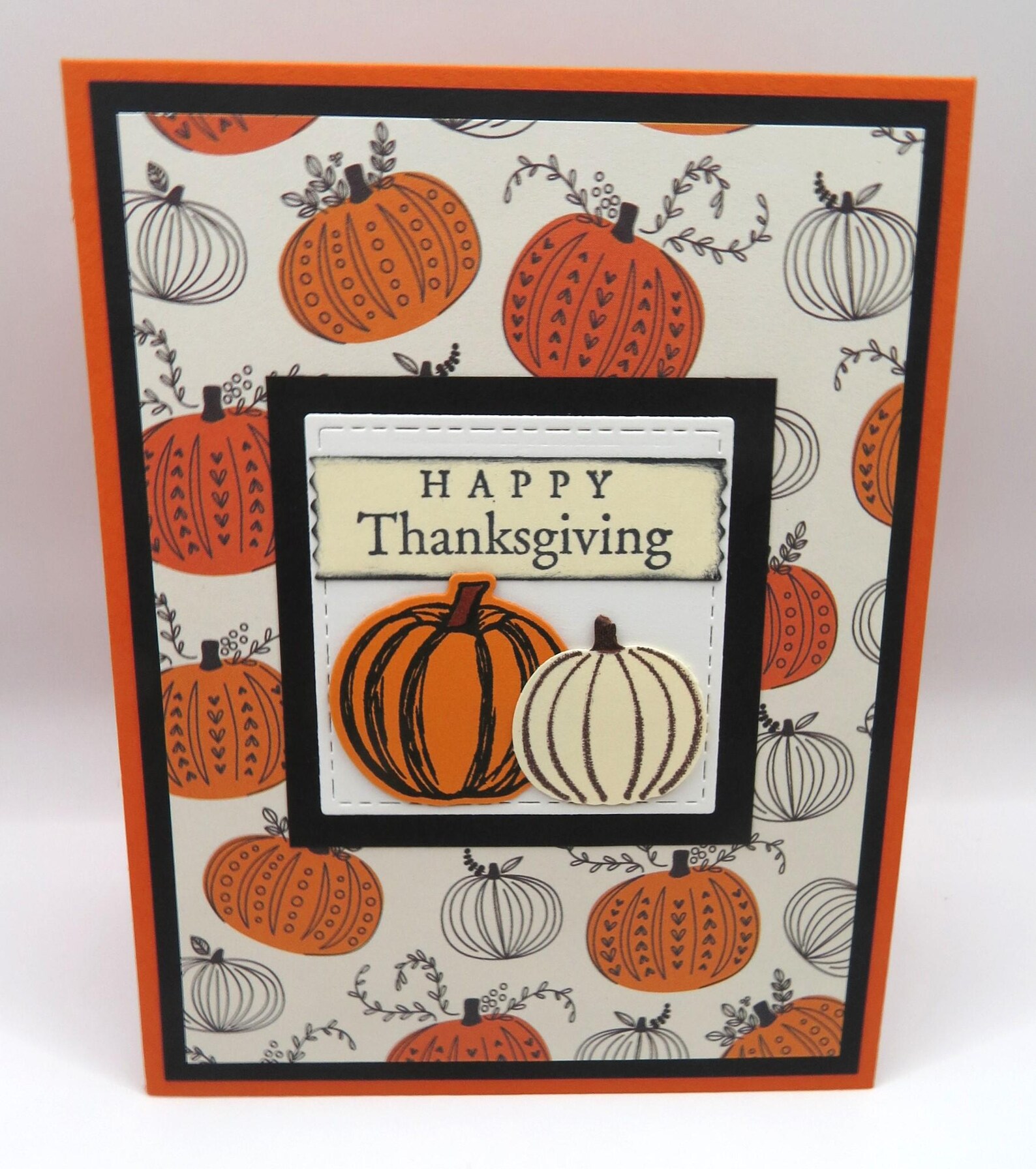 Handmade Thanksgiving Card Kit 6 Cards, Fall or Thanksgiving, Fall ...