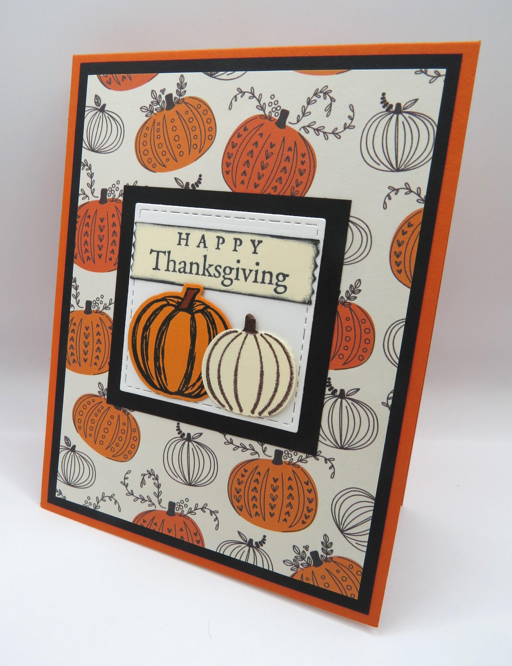 Handmade Thanksgiving Card Kit 6 Cards, Fall or Thanksgiving, Fall ...