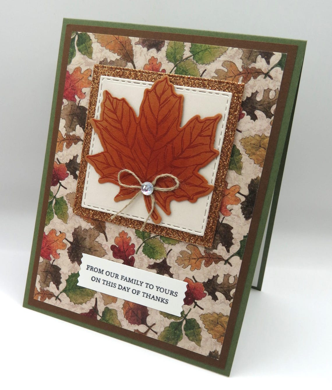 Handmade Thanksgiving Card Kit 6 Cards, Fall or Thanksgiving, Fall ...