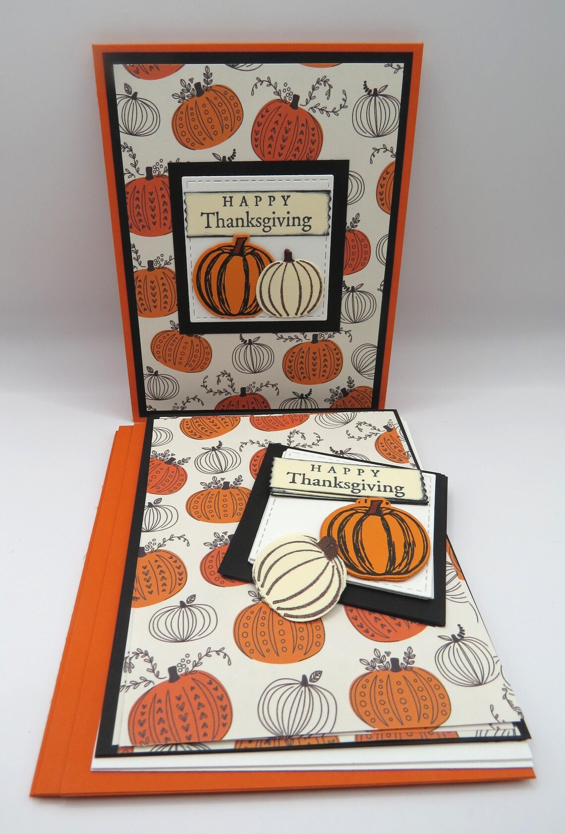 Handmade Thanksgiving Card Kit 6 Cards, Fall or Thanksgiving, Fall ...