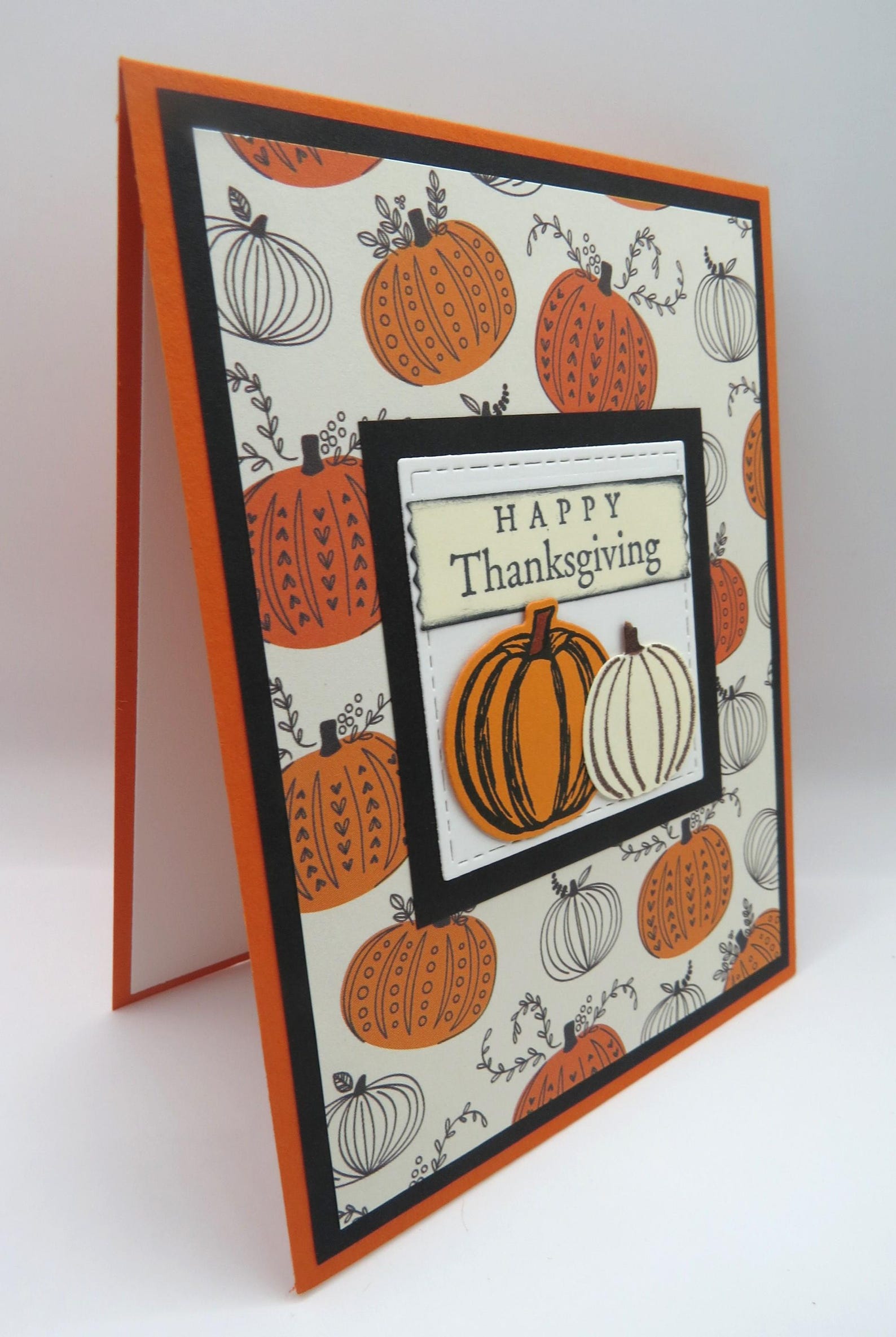 Handmade Thanksgiving Card Kit 6 Cards, Fall or Thanksgiving, Fall ...