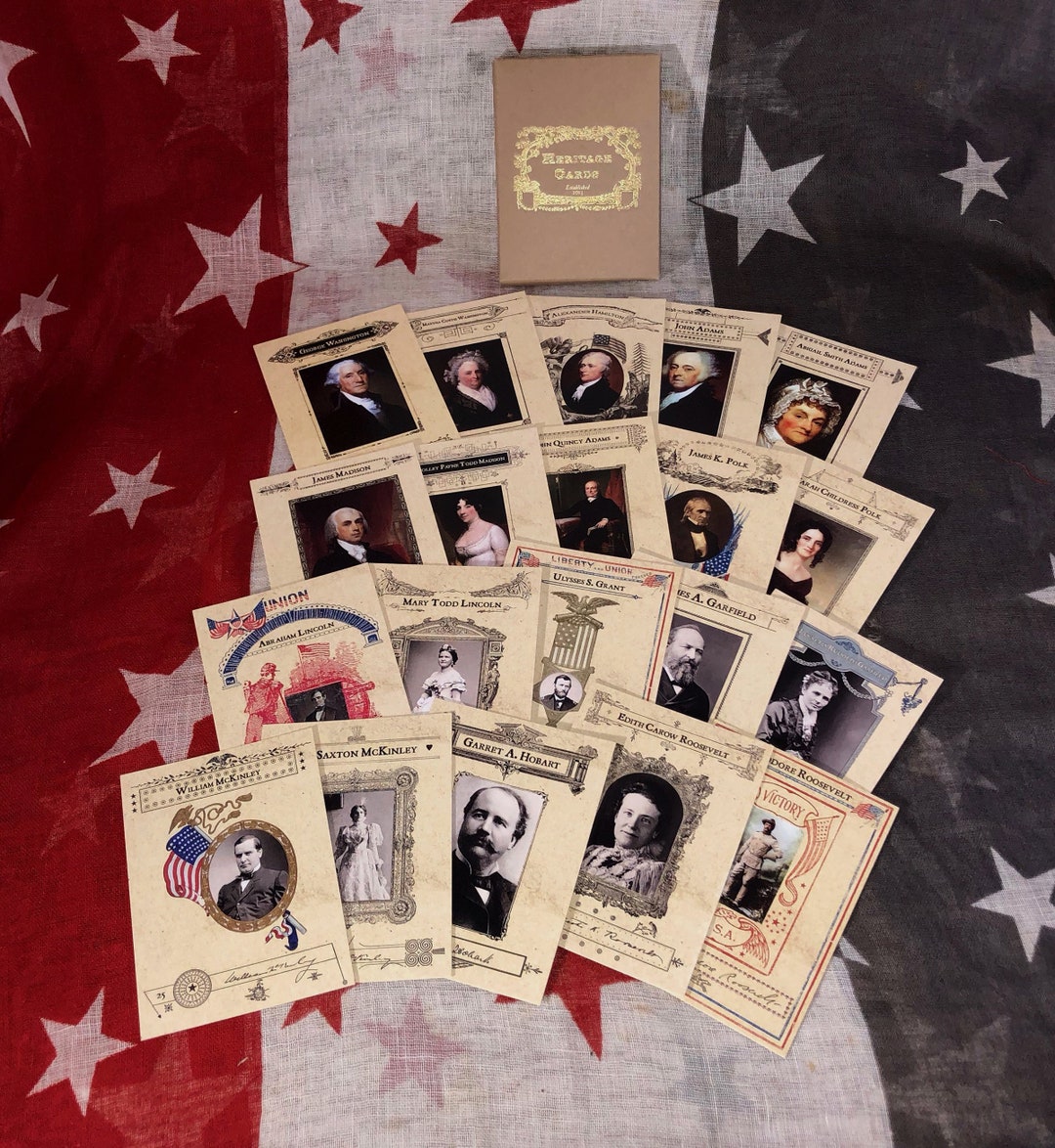 American Heritage Trading Cards 20 Card Set | 2.75" X 3.75" | American ...
