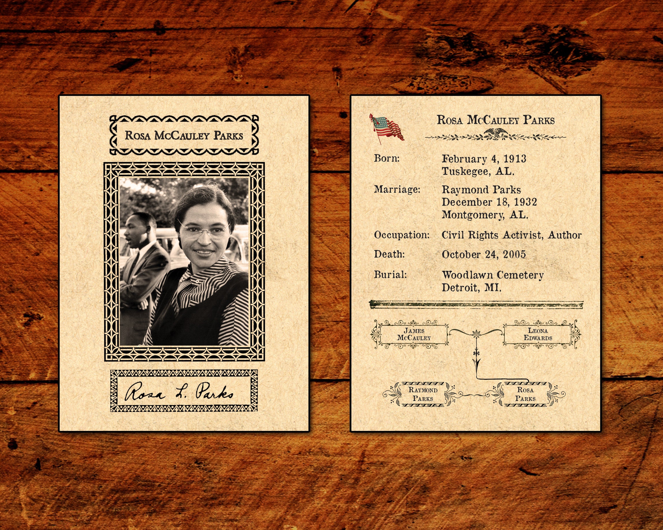 Rosa Parks Family Tree