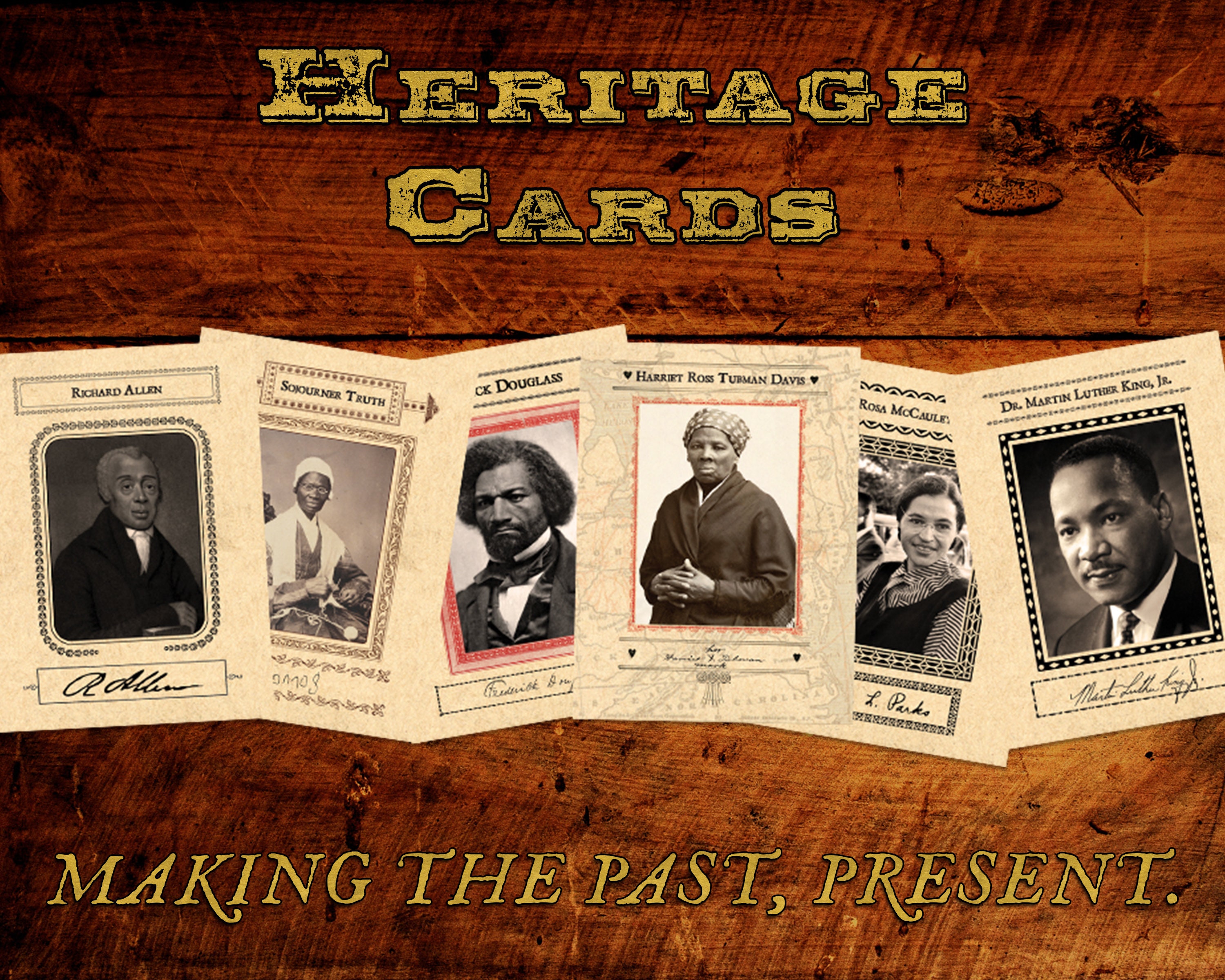 18 African American Heritage Cards Set: Harriet Tubman, Rosa Parks ...
