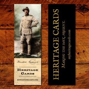 George Washington & Teddy Roosevelt - 2 Bookmarks | 2" X 6" Soft Touch ...