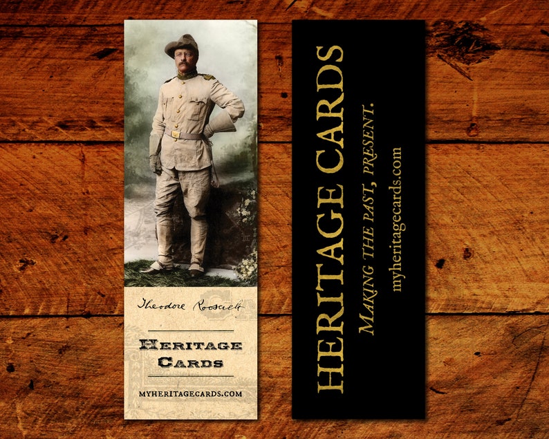 George Washington & Teddy Roosevelt - 2 Bookmarks | 2" X 6" Soft Touch ...