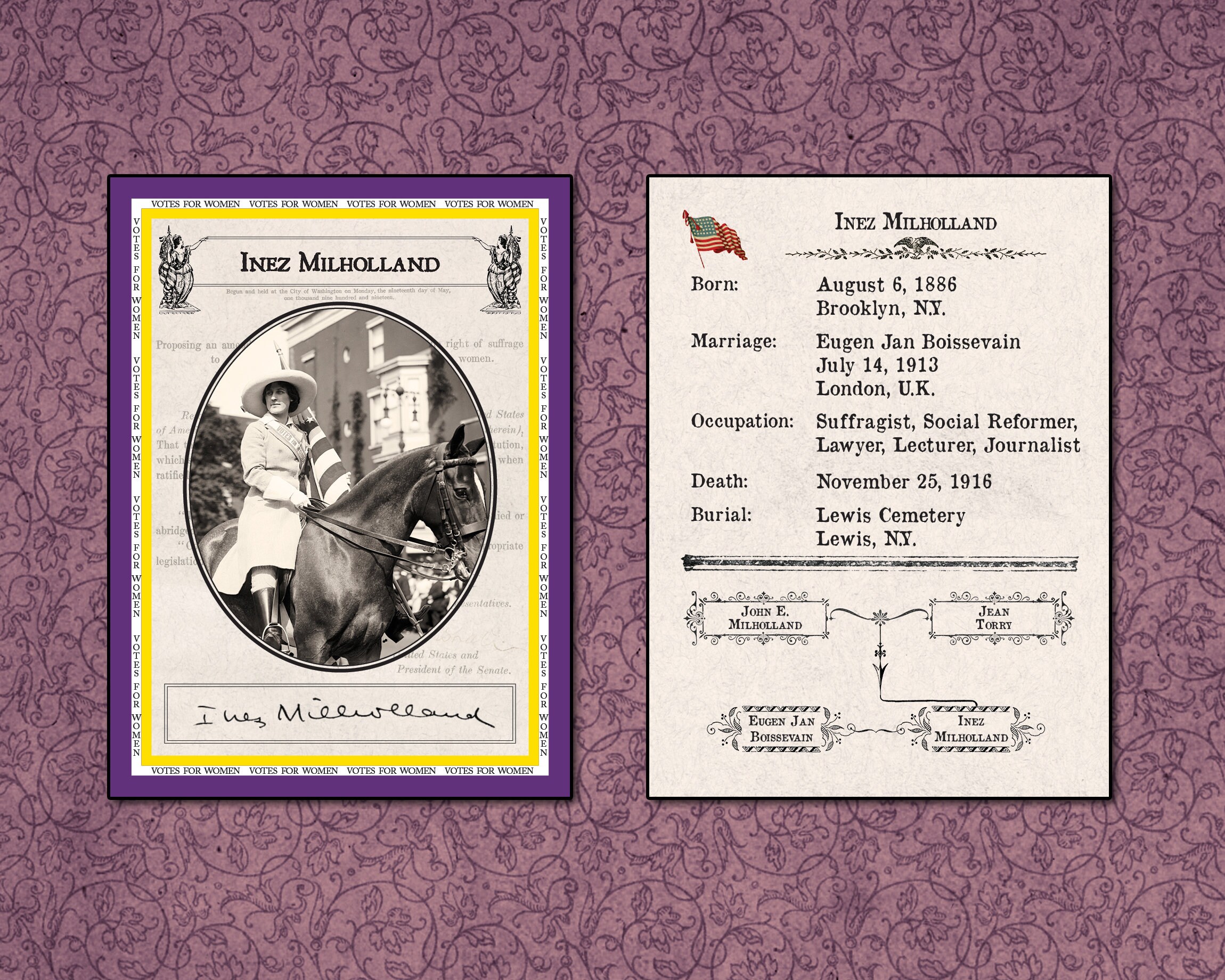 Carrie Chapman Catt Heritage Trading Card Suffrage Movement Suffragist ...