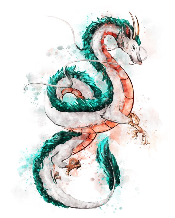 Japanese Water Dragon Art