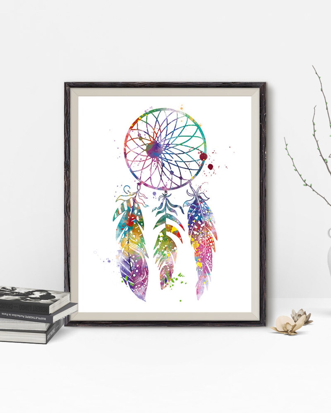 Dream Catcher Dream Catcher Art Print Painting Dream Wall - Etsy