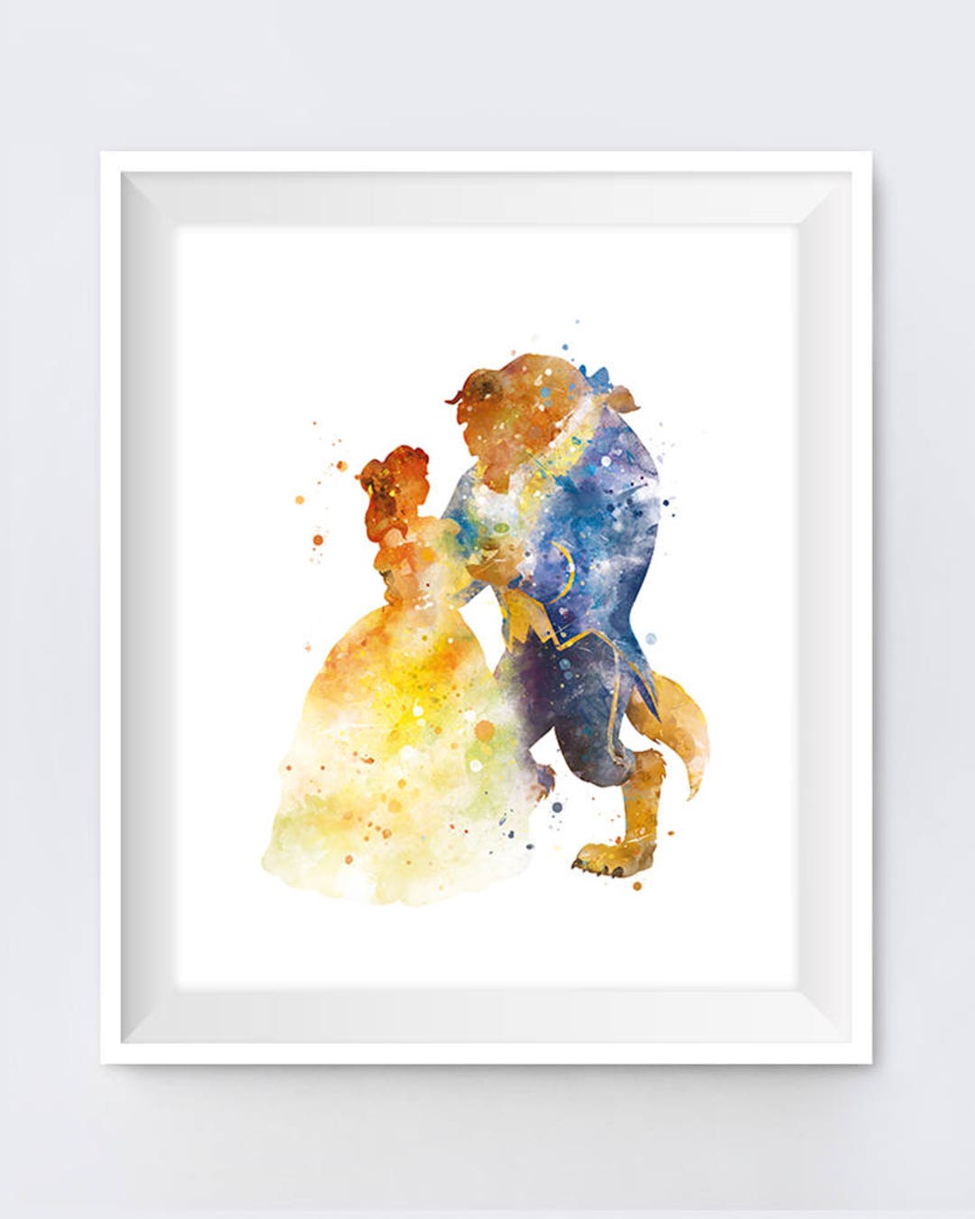 Beauty and the Beast Print Beauty and Beast Wedding Belle Art Beauty ...
