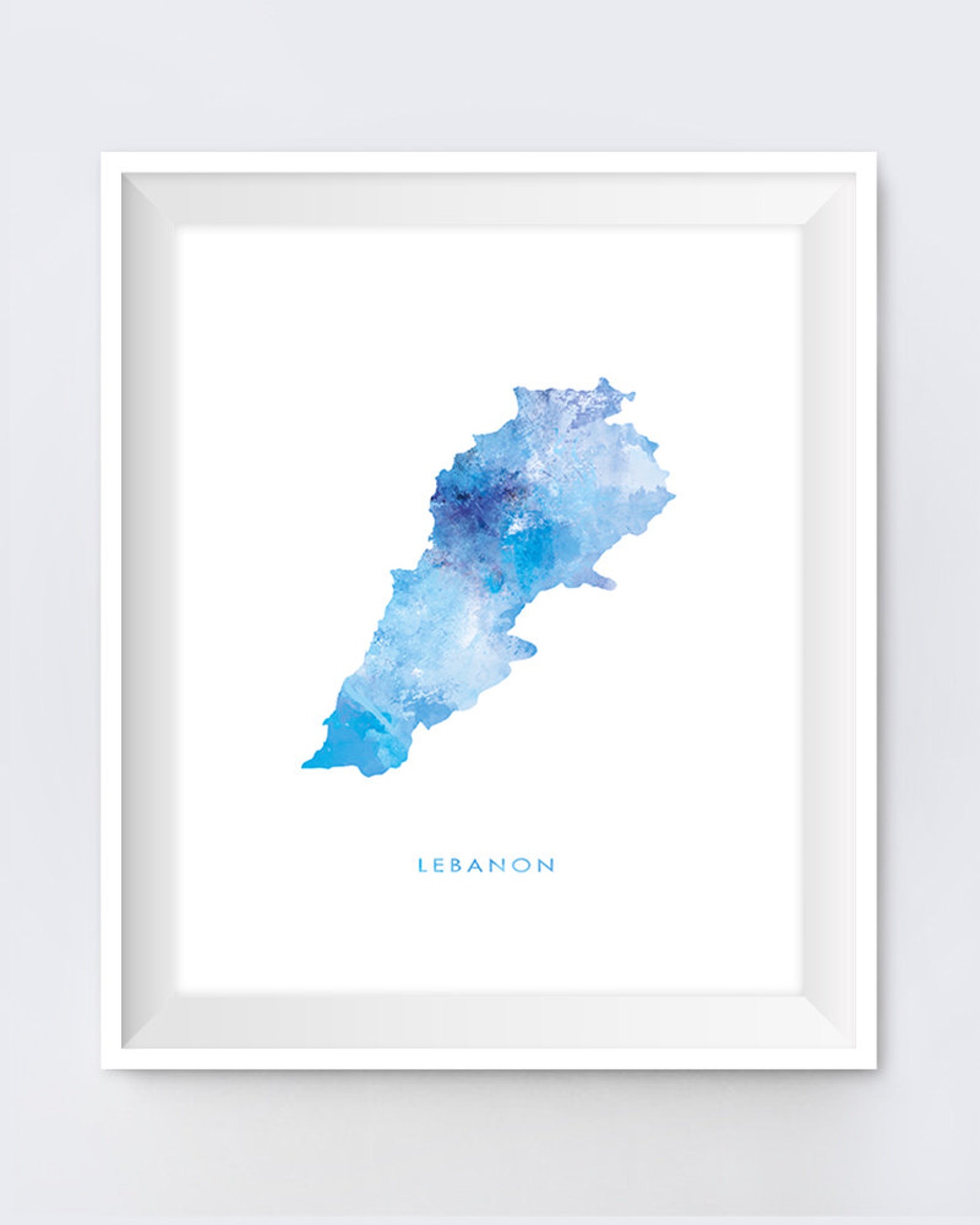 Lebanon Map Print Lebanon Art Lebanon Poster Map Art - Etsy