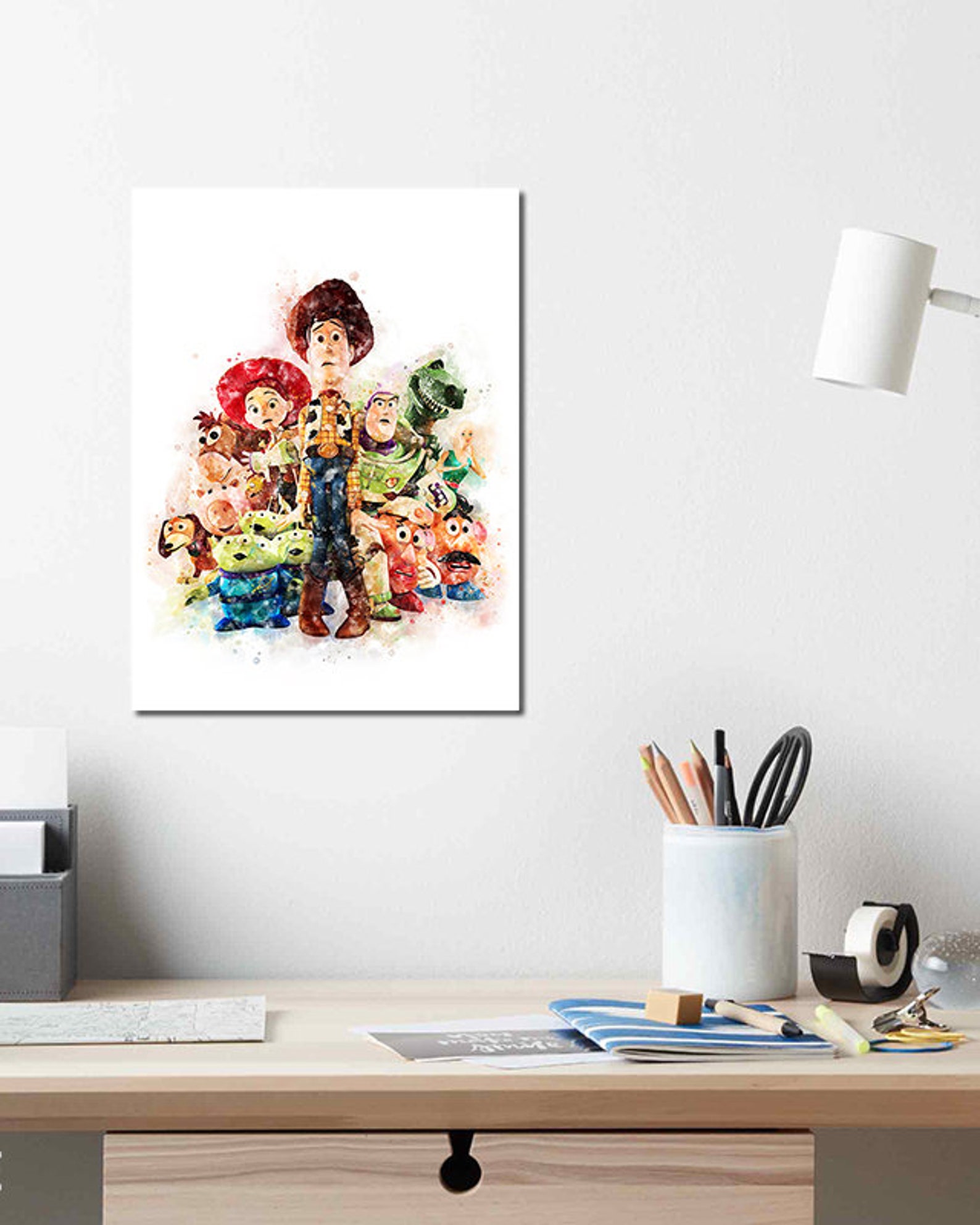 Toy Story Print Woody and Buzz Toy Story Poster Disney Art | Etsy