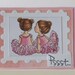 Ballet Card Opera Dancers Blank Double Greeting Card - Etsy