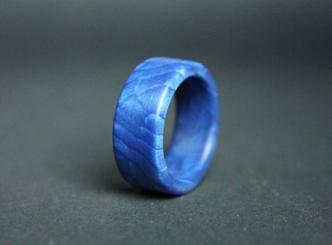 Blue Dragon Ring - Resin Ring - Etsy