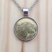 Farthing Bird Necklace, UK Farthing Bird Coin Charm Pendant, British ...