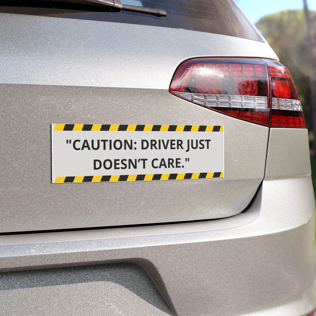 Funny Car Magnet, Humorous Fridge Magnet, Hilarious Locker Decor, Joke ...