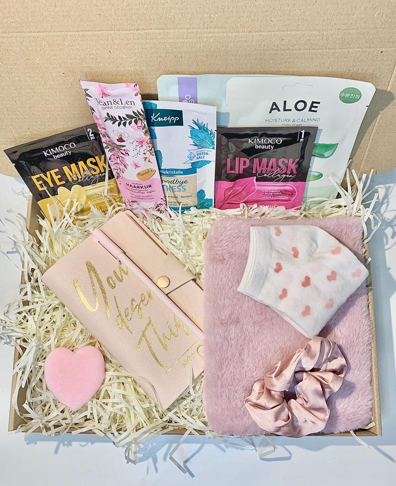 Self Care Gift Box, Spa Gift Set for Her, Relaxation Gift, Birthday ...
