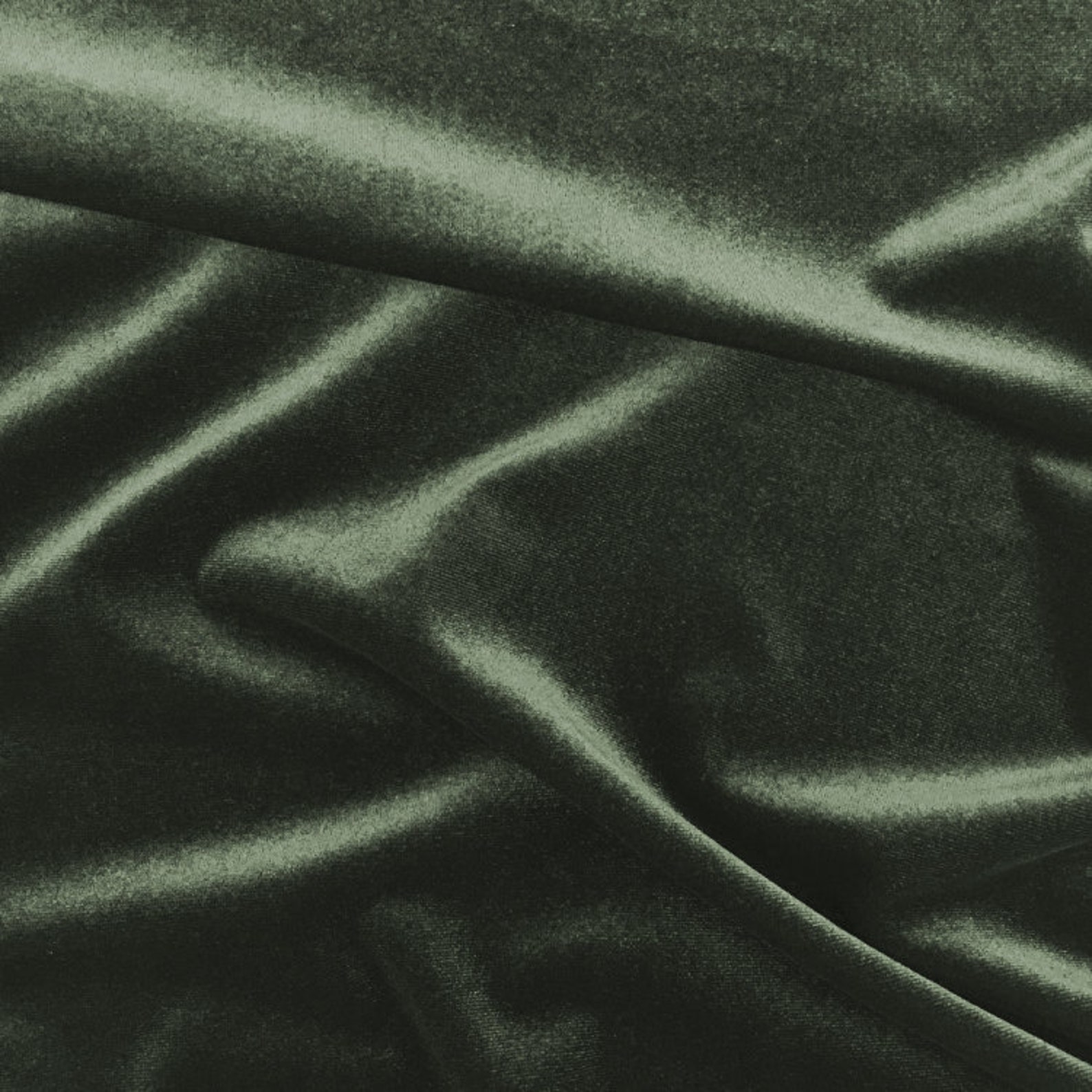 HEPBURN Khaki Green Velvet Wide Leg Trousers. Green Velvet Trousers ...