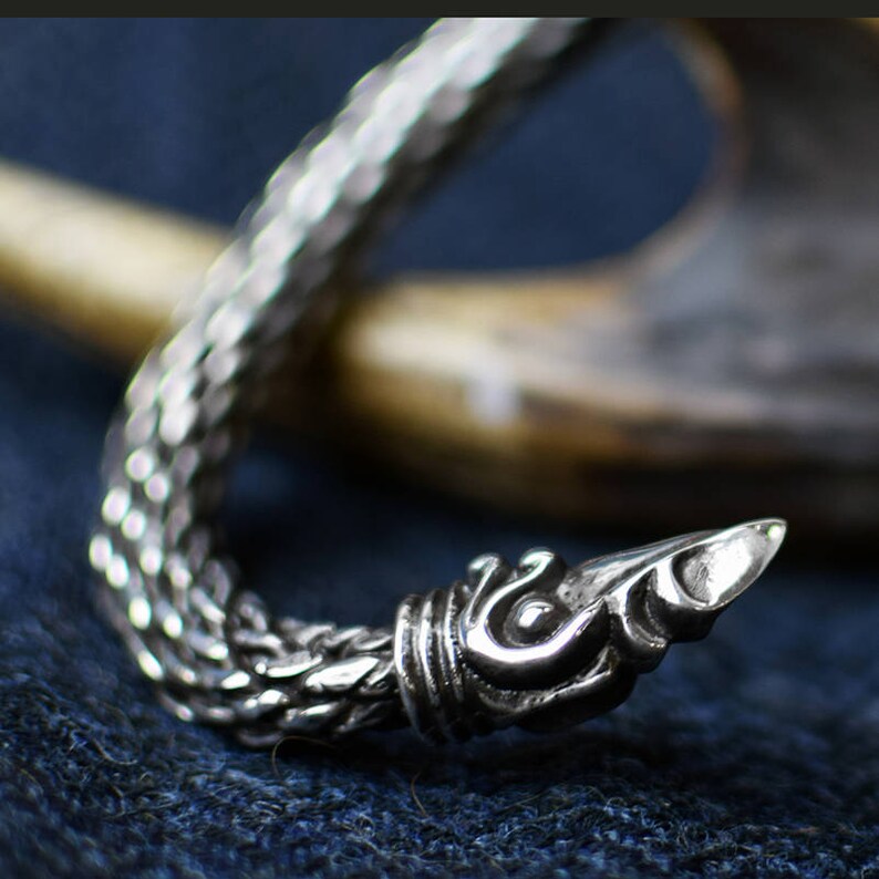 Chunky Odin's Raven Bracelet 2 925 Sterling Silver | Etsy