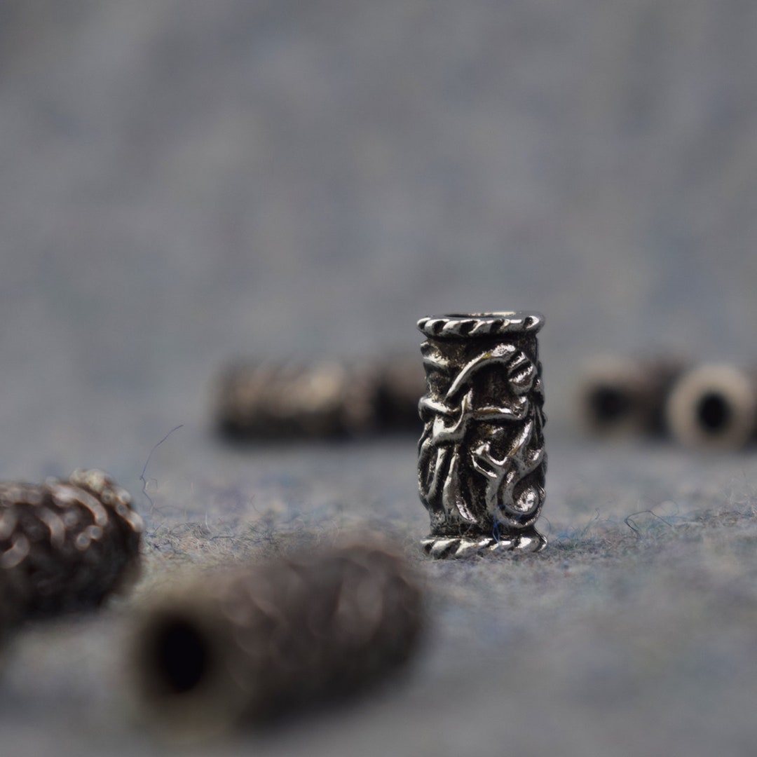 2 X Jelling Style Bead for Hair, Dreads and Beards - Etsy