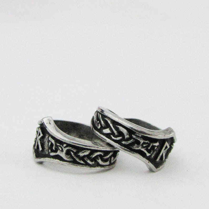 Raido Viking Rune Letter R Runic Ring Adjustable - Etsy