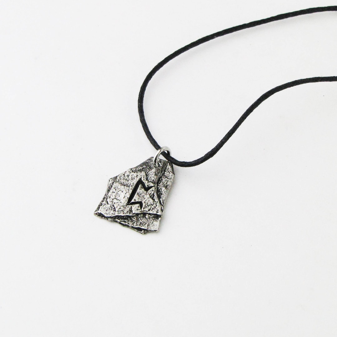 Peorth Viking Rune Letter P Runic Pendant - Etsy