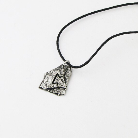 Peorth Viking Rune Letter P Runic Pendant - Etsy