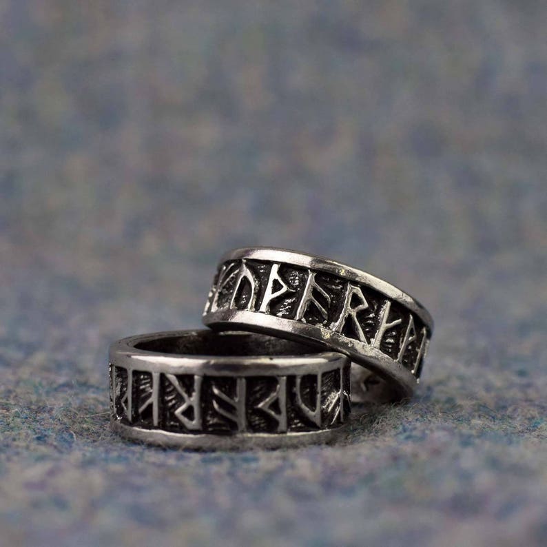Viking Pagan Norse Adjustable Rune Ring AR001 - Etsy UK