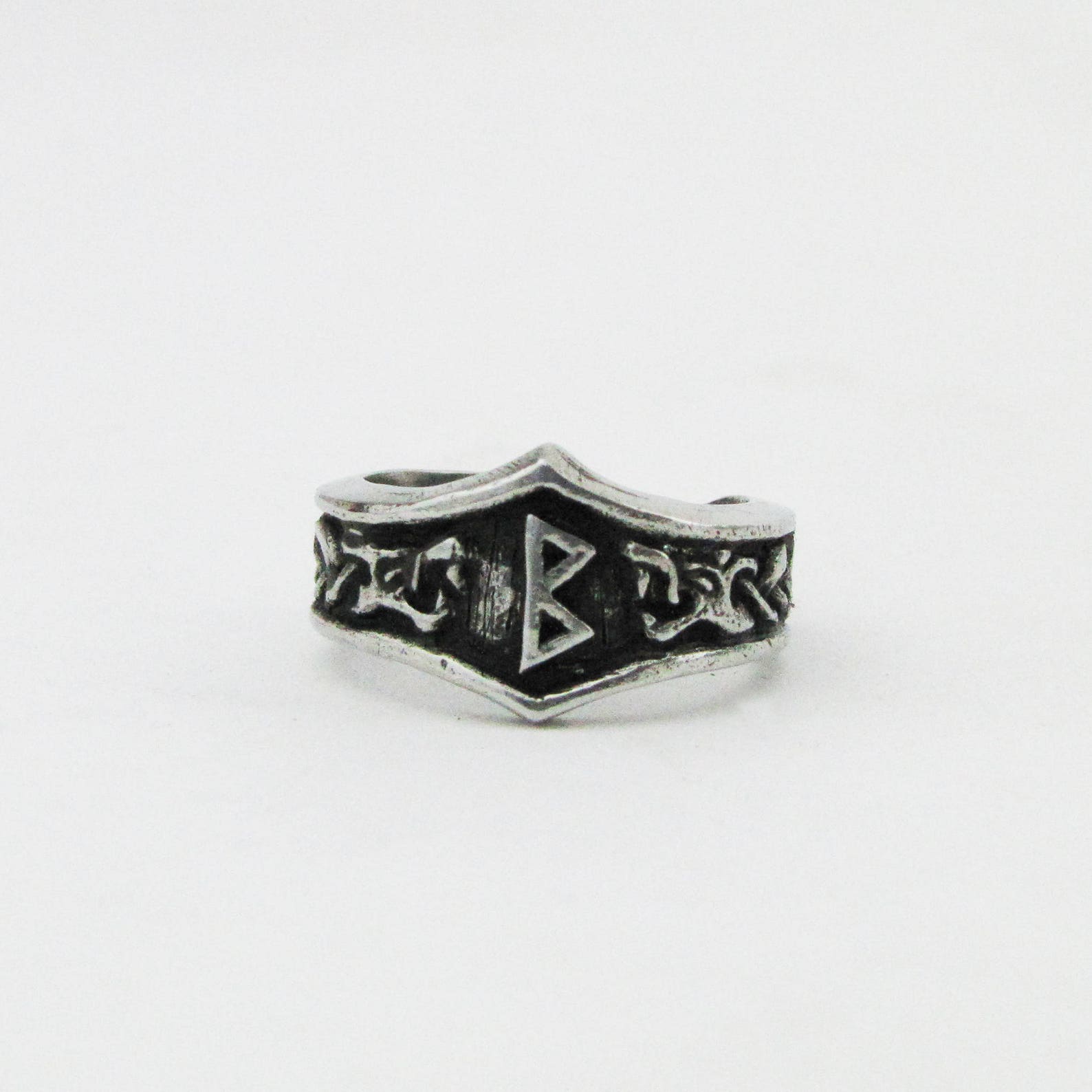 Berkanan Viking Rune Letter B Runic Ring - Adjustable - Etsy