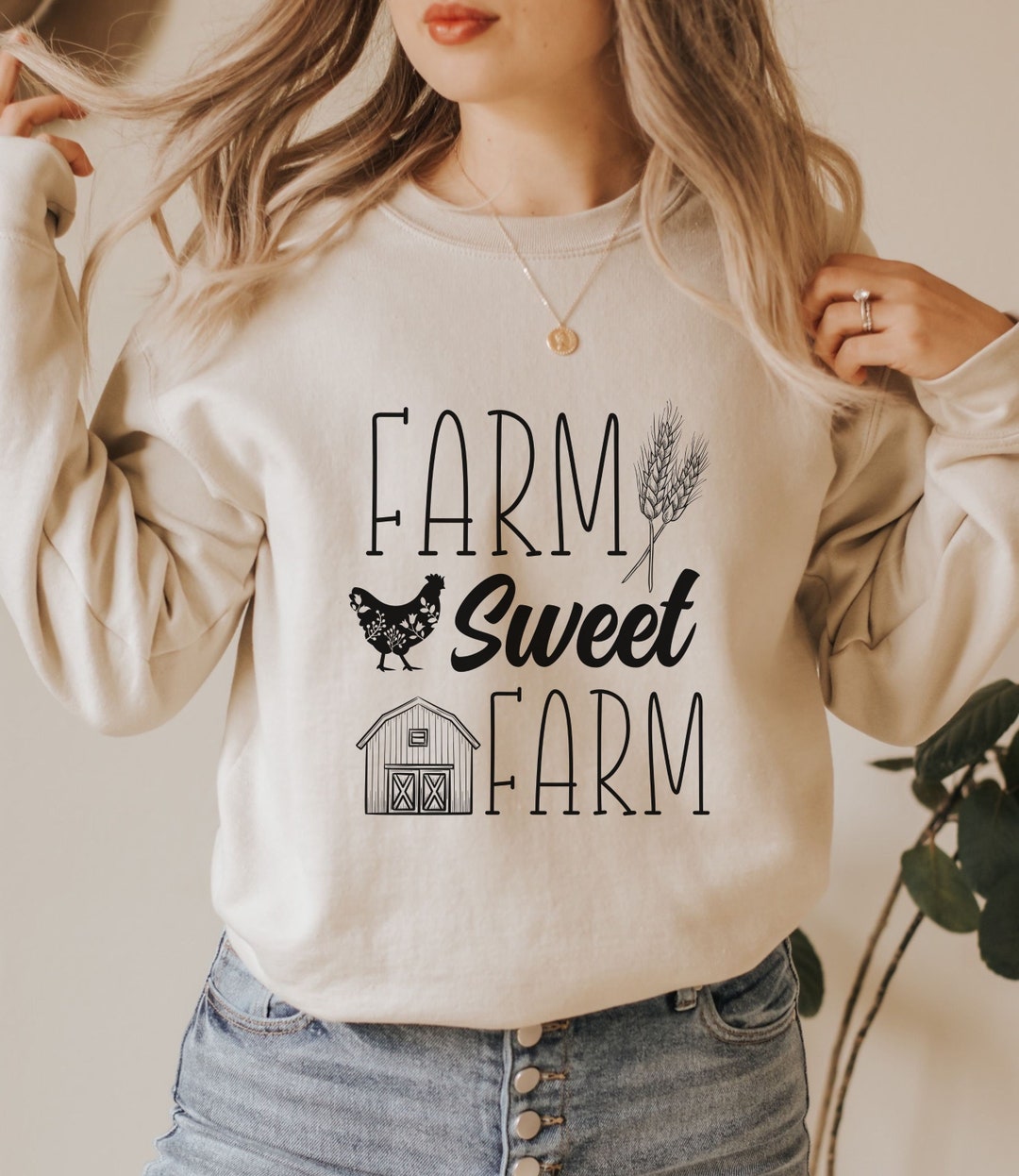 Womens Farming Sweatshirt, Cute Gardening Sweatshirt for Women, Farm ...