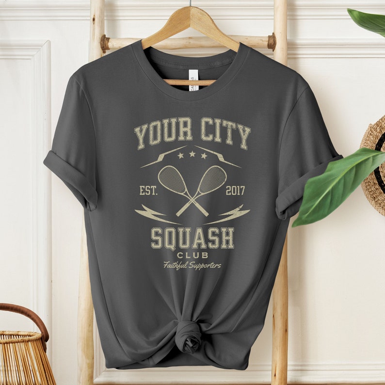Customizable Squash Shirt, Custom Squash Lover Tshirt, Squash Sport ...