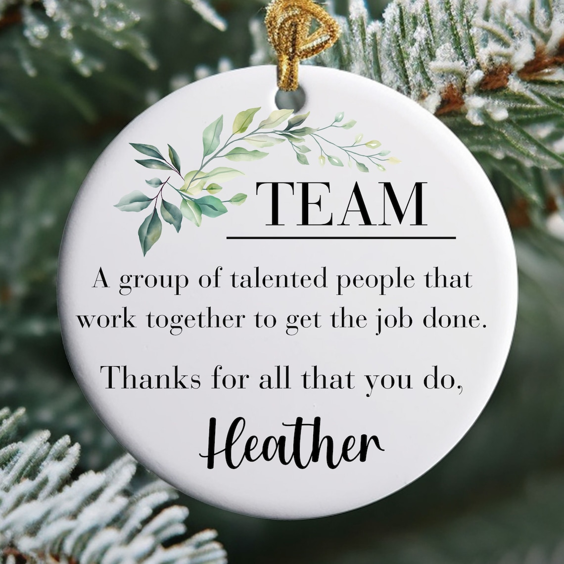 Christmas Gift for Work Team, Work Team Gift Personalized, Custom Team ...