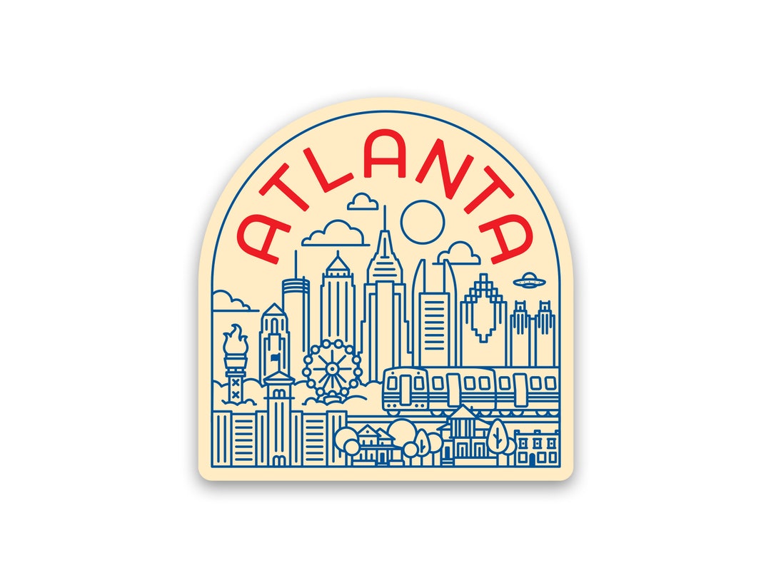 Atlanta City Sticker - Etsy