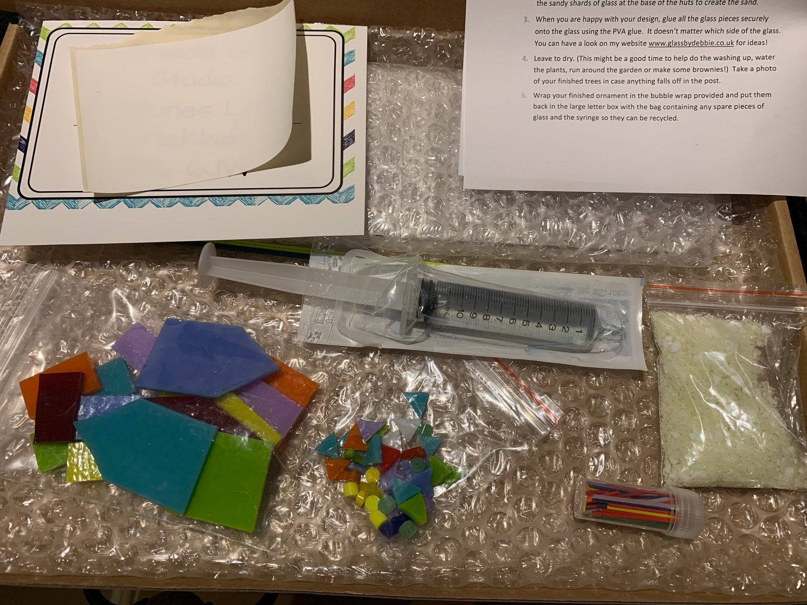 Glass Beach Hut Kit Make Your Own Beach Hut Craft Kit Do It | Etsy UK